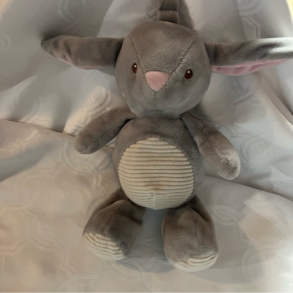 Kellytoy | Toys | Kellytoy Gray Pink Corduroy Bunny Rabbit 9 Plush Baby ...